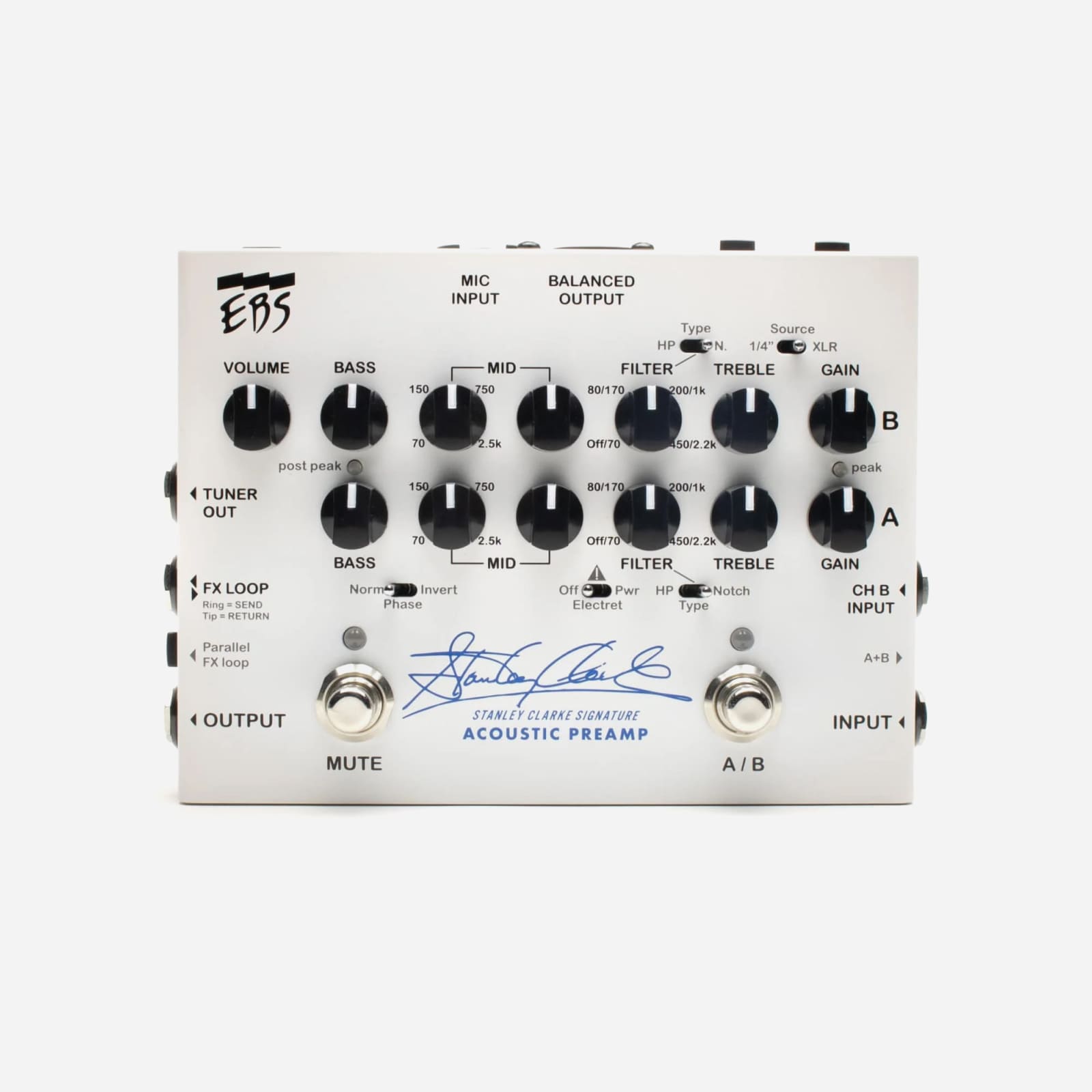 EBS Stanley Clarke Signature Preamp B-Stock – Cable-Stop Online